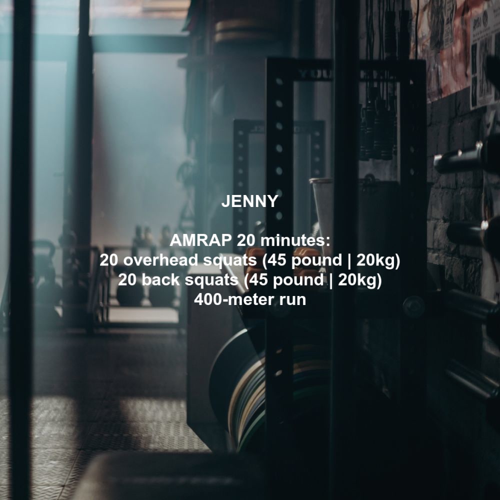 Jenny workout: all you need to know - Non Stop Crossfit